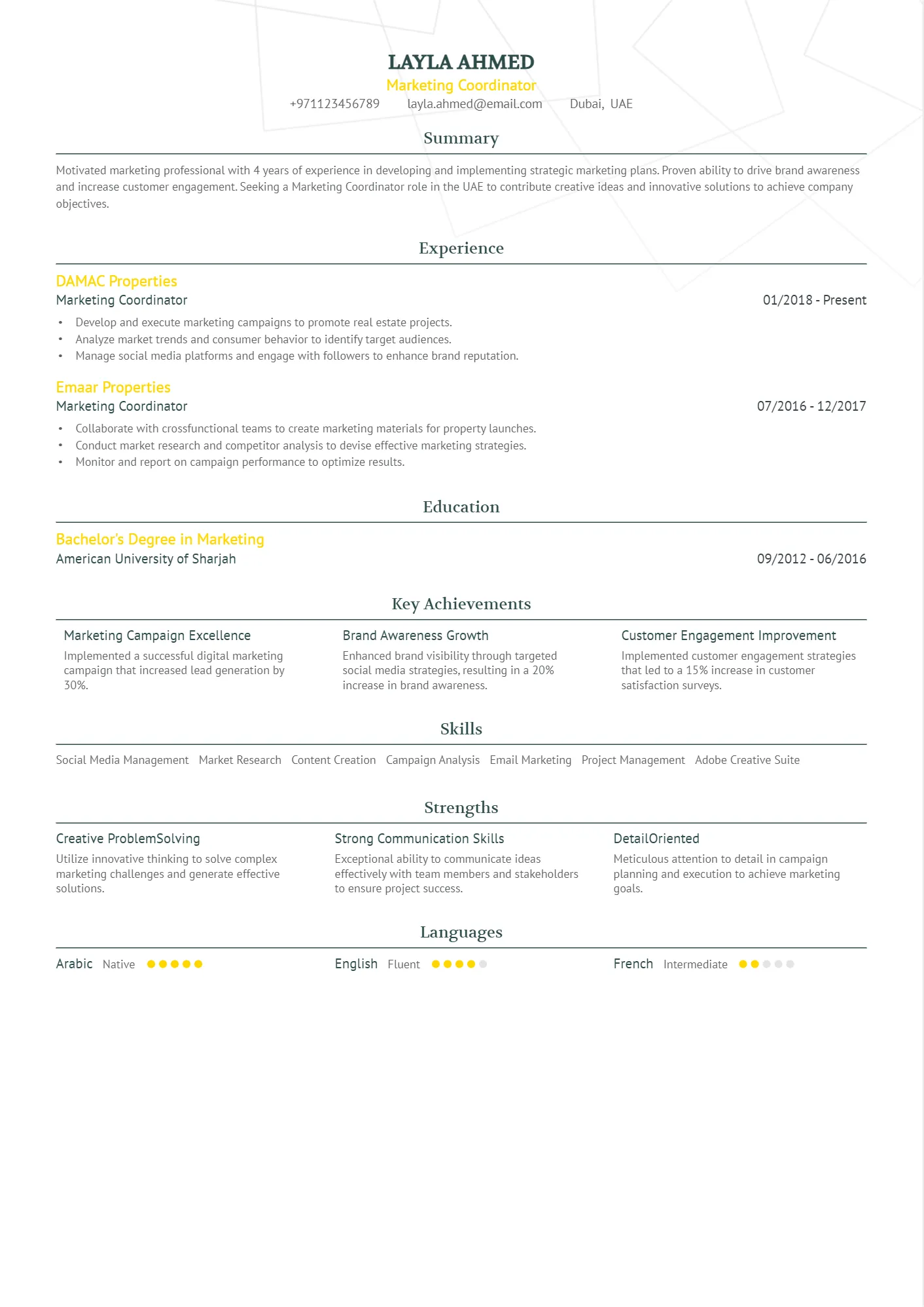 ATS-Compliant Resume & CV Writing Service in UAE – Dubai